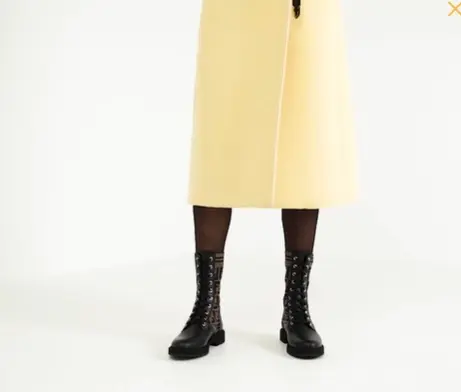 Fendi Leather Biker Boots With Stretch Fabric And Logo Detailing - Black