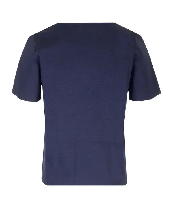 P.a.r.o.s.h Ribbed Short-sleeved Top - Blue