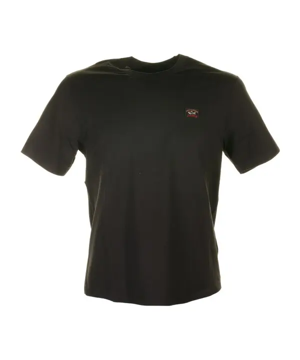 PAUL  SHARK Paul Shark Logo Patch Crewneck T-shirt