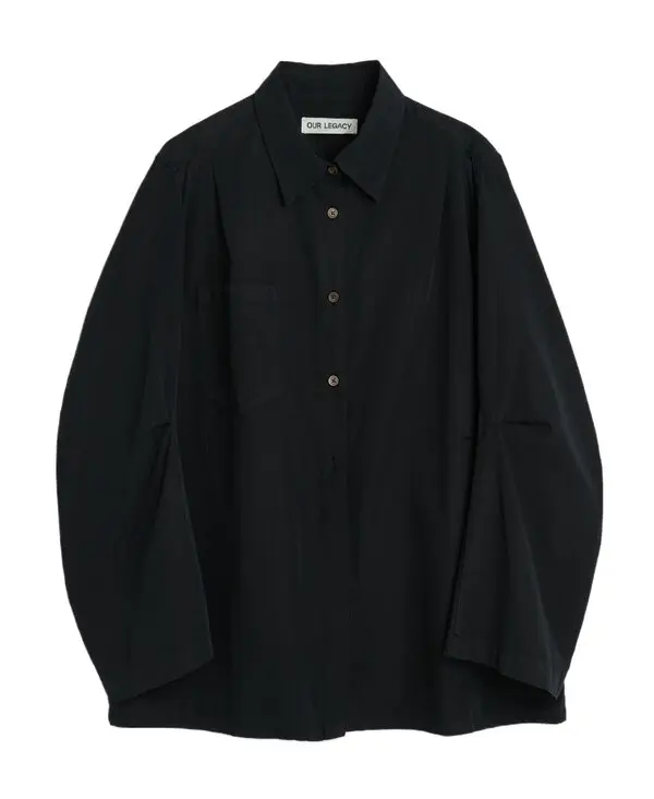 Our Legacy Relaxed Fit Shirt Top With Mother-of-pearl Buttons