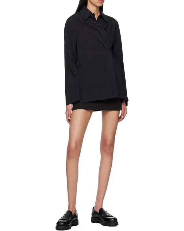 Our Legacy Relaxed Fit Shirt Top With Mother-of-pearl Buttons