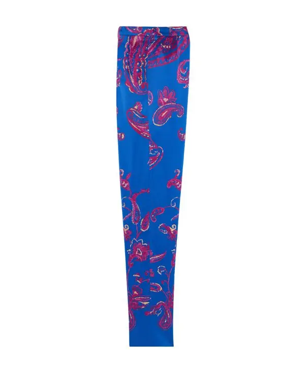 Saint Laurent Paisley Print Tailored Trousers