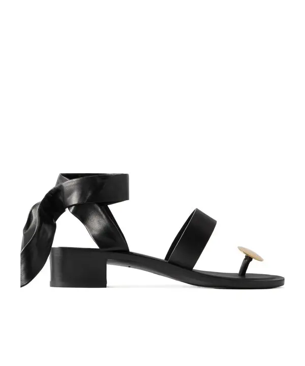 THE ROW Open-toed High-heeled Sandals With Ankle Straps