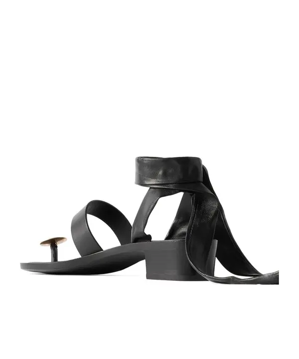 THE ROW Open-toed High-heeled Sandals With Ankle Straps