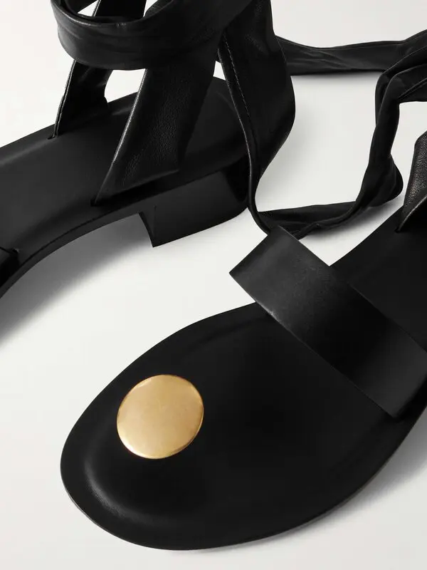 THE ROW Open-toed High-heeled Sandals With Ankle Straps