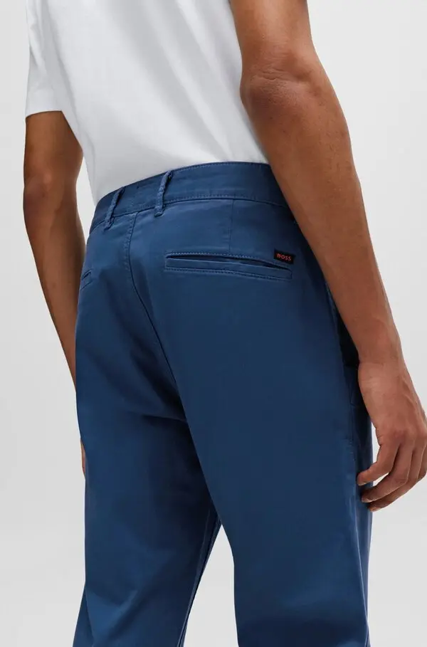 Hugo Boss Slim-fit Chinos - Blue