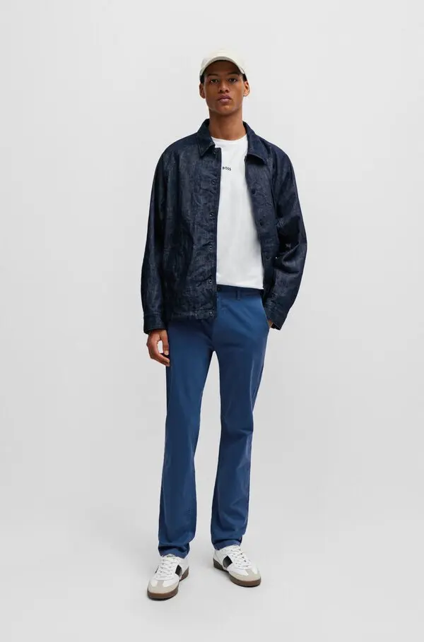 Hugo Boss Slim-fit Chinos - Blue