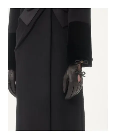 Valentino Garavani Vlogo Signature Bow Detailed Gloves