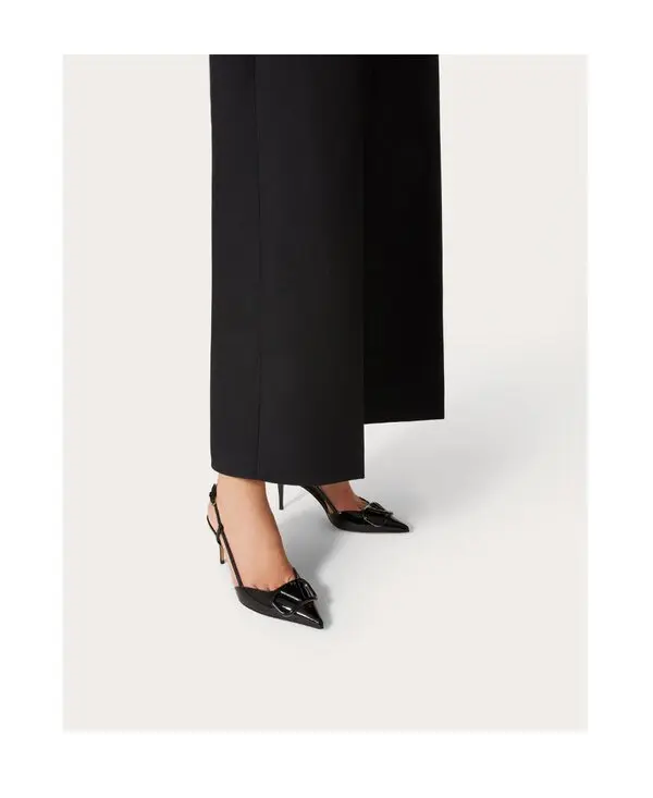 Valentino Garavani Vlogo Signature Pointed Toe Pumps - Black