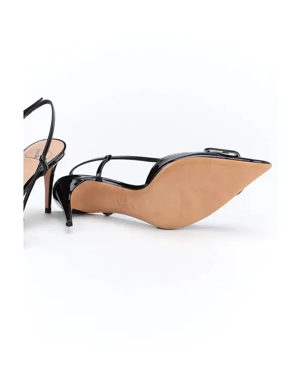 Valentino Garavani Vlogo Signature Pointed Toe Pumps - Black