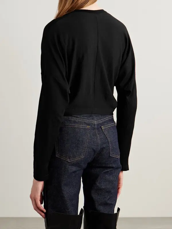 Khaite Long-sleeved Cardigan With Toggle Buttons