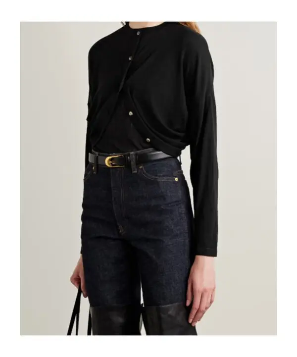 Khaite Long-sleeved Cardigan With Toggle Buttons