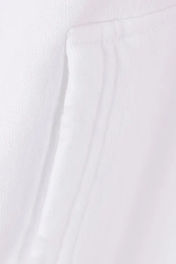 Prada Logo Printed Long-sleeved Hoodie - White