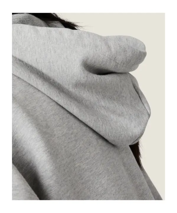 Miu Miu Cropped Zip-up Hoodie With Embroidered Logo