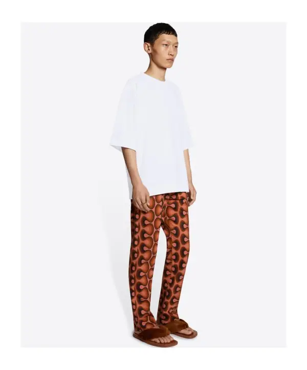 Dries Van Noten Patterned Denim Trousers