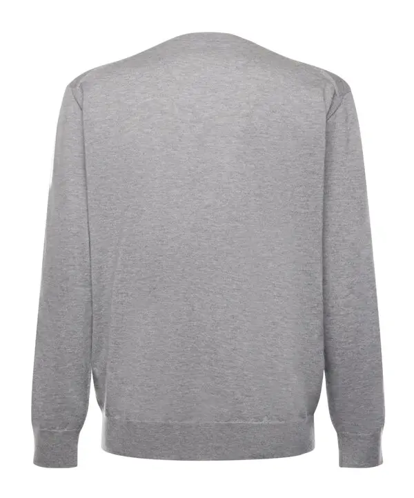 Eleventy Crew Neck Knitwear - Gray