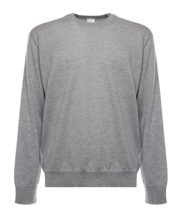 Eleventy Crew Neck Knitwear - Gray