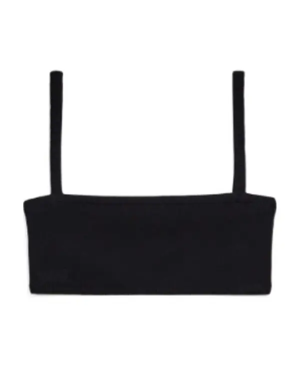 Max Mara Ribbed Knit Camisole Top - Black