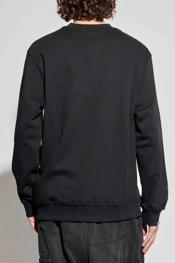 Versace Logo Printed Crewneck Sweatshirt