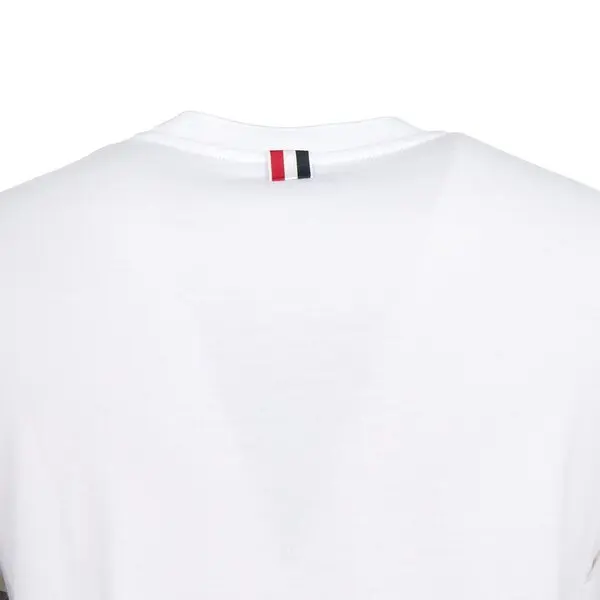 Thom Browne Jersey 4-bar Short Sleeve T-shirt - White