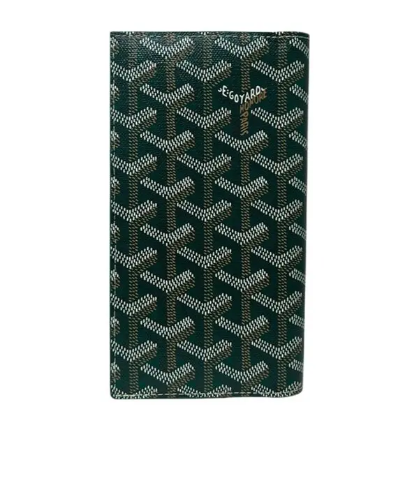 Goyard Pattern Wallet - Black