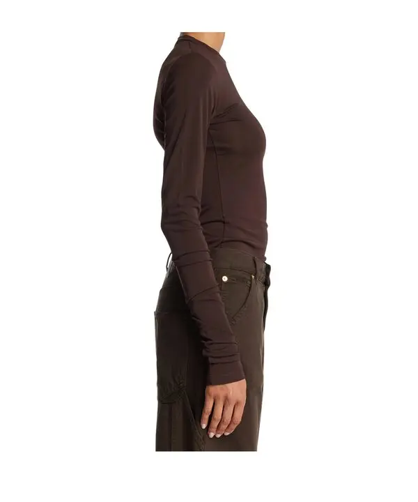 DARKPARK Long Sleeve Crewneck Top - Black