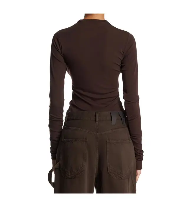 DARKPARK Long Sleeve Crewneck Top - Black