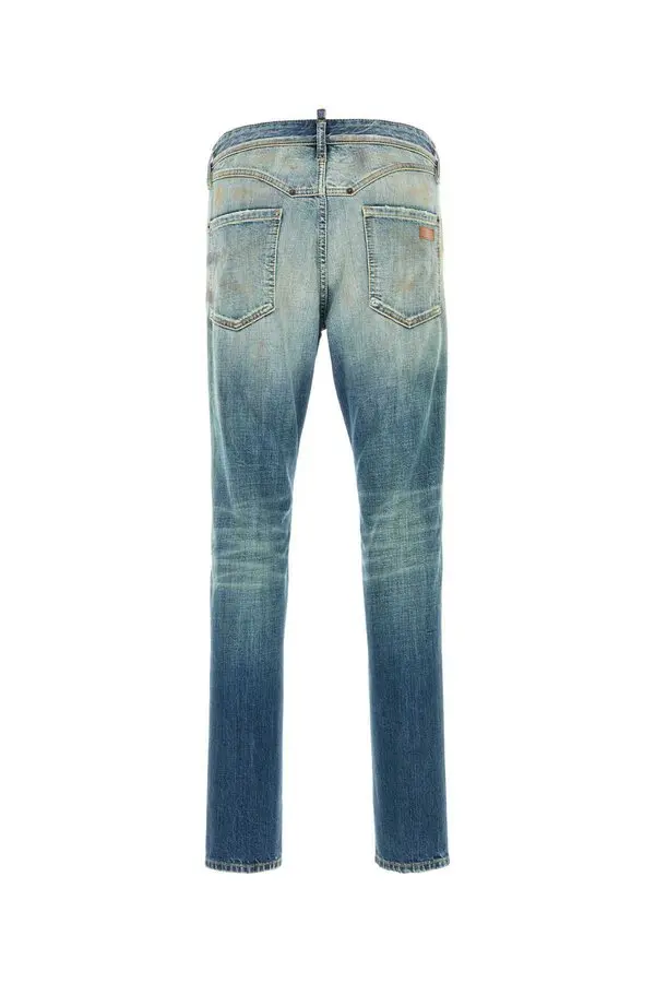 Dsquared2 Faded Patchwork Jeans - Green