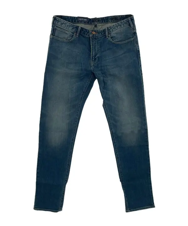 Emporio Armani Logo Jeans - Blue