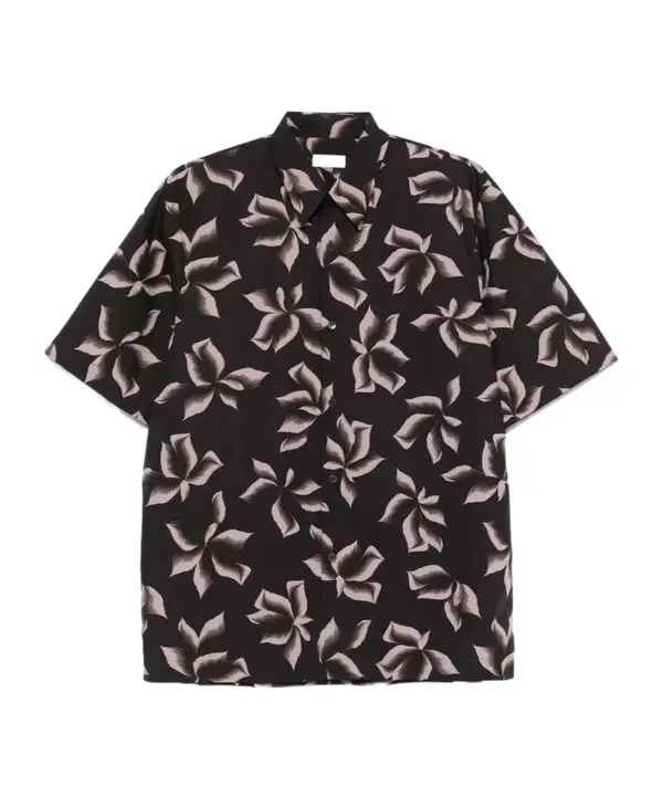 Dries Van Noten Short Sleeve Shirt - Black