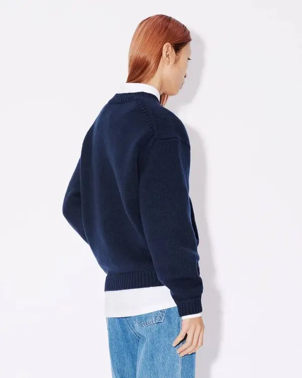 Kenzo Elephant Logo Wool Jumper