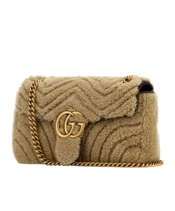Gucci Gg Marmont 2.0 Chain Shoulder Bag - Green