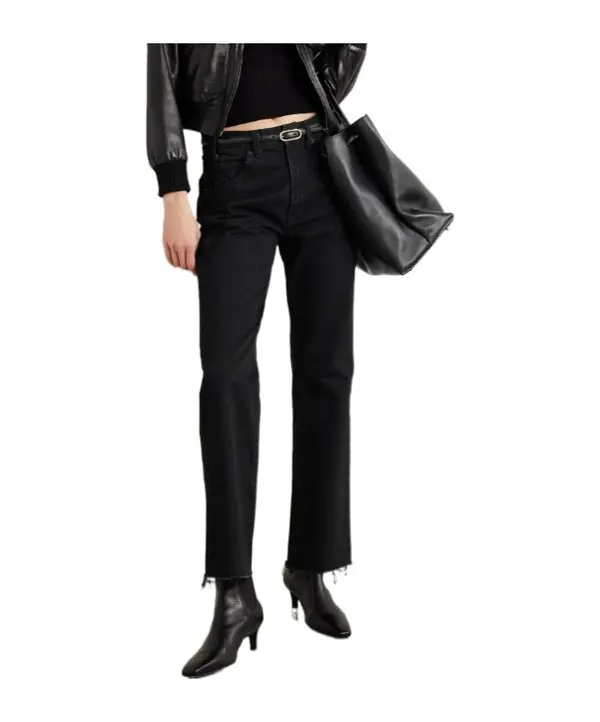 NILI LOTAN Calla Frayed Jeans