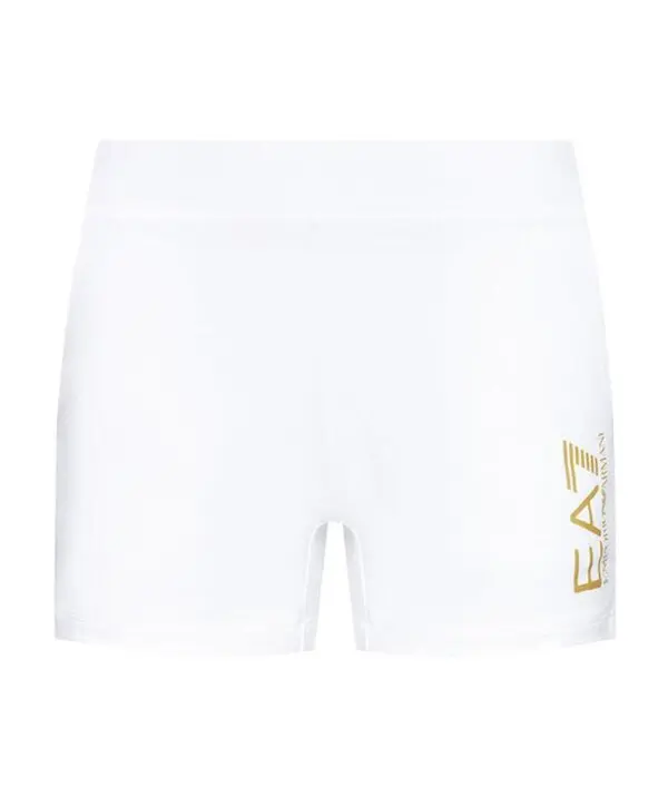 Emporio Armani Logo Print Fitted Shorts - Multicolor