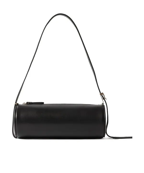 Proenza Schouler Silo Leather Shoulder Bag - Black