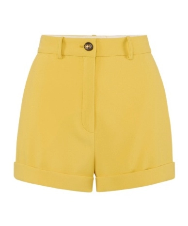 Elisabetta Franchi Lightweight Crêpe Shorts - Sun