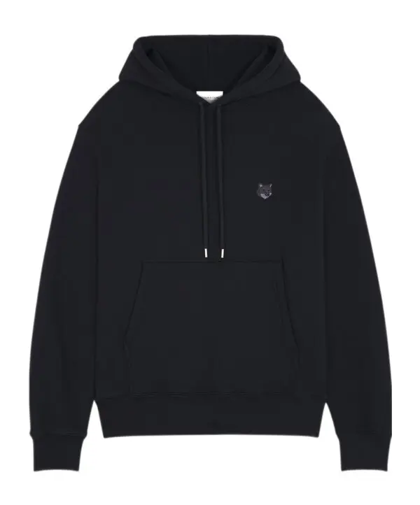 Maison Kitsuné Bold Fox Head Patch Hoodie - Black