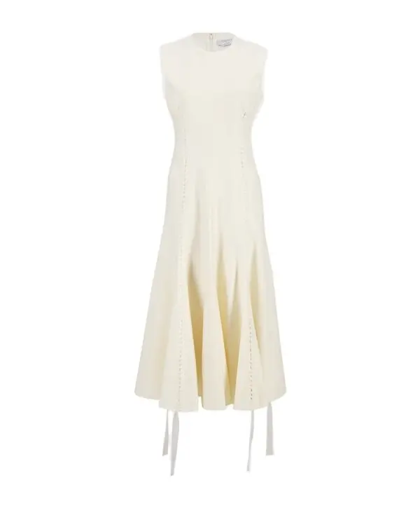 Gabriela Hearst Sleeveless Flared Hem Dress