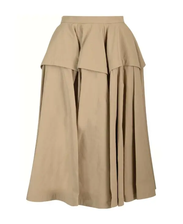 Bottega Veneta A-line Fold Skirt - No