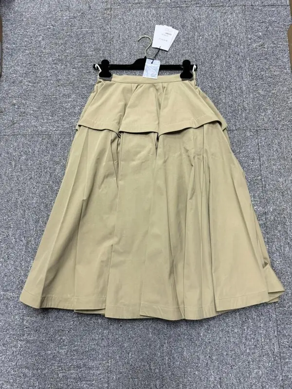 Bottega Veneta A-line Fold Skirt
