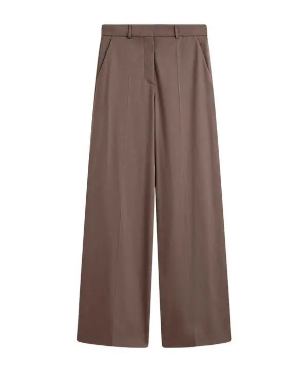 JOSEPH High Waist Wide Leg Casual Pants