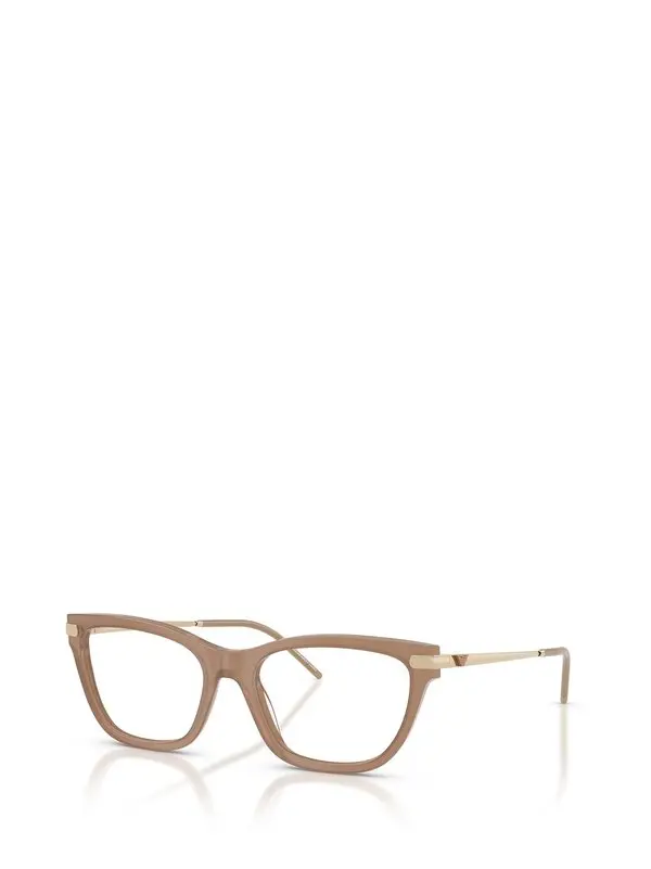 Emporio Armani Cat Eye Frame Eyeglasses - Brown