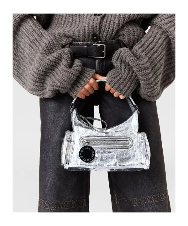 Stella McCartney Small Dartmoor Crossbody Bag - Silver