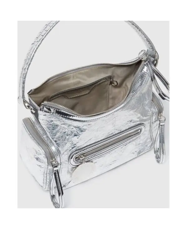 Stella McCartney Small Dartmoor Crossbody Bag - Silver
