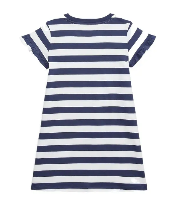 Ralph Lauren Polo Bear Striped Short Sleeve Dress