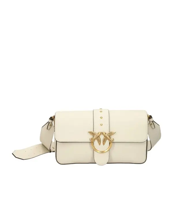 Pinko Love Birds Studded Satchel Bag