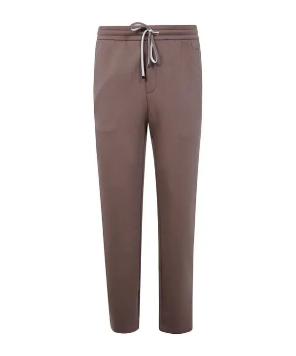 Emporio Armani Drawstring Sweatpants - Brown