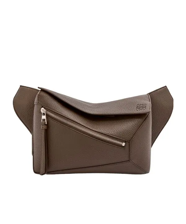 Loewe Small Puzzle Bumbag - Dark Cigar Color