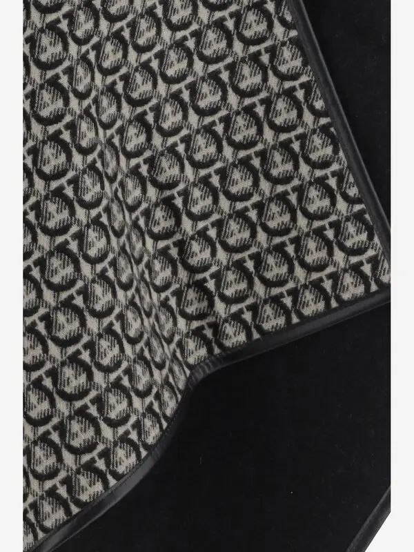 FERRAGAMO Gancini Reversible Knitted Cape