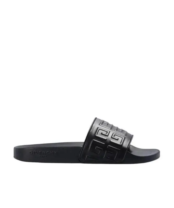 Givenchy 4g Embossed Logo Slip-on Sandals